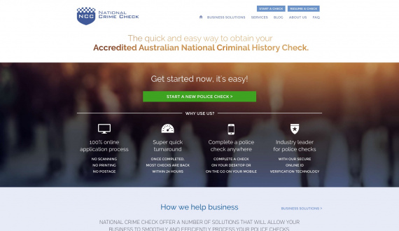 National Crime Check | Karmabunny Web Design