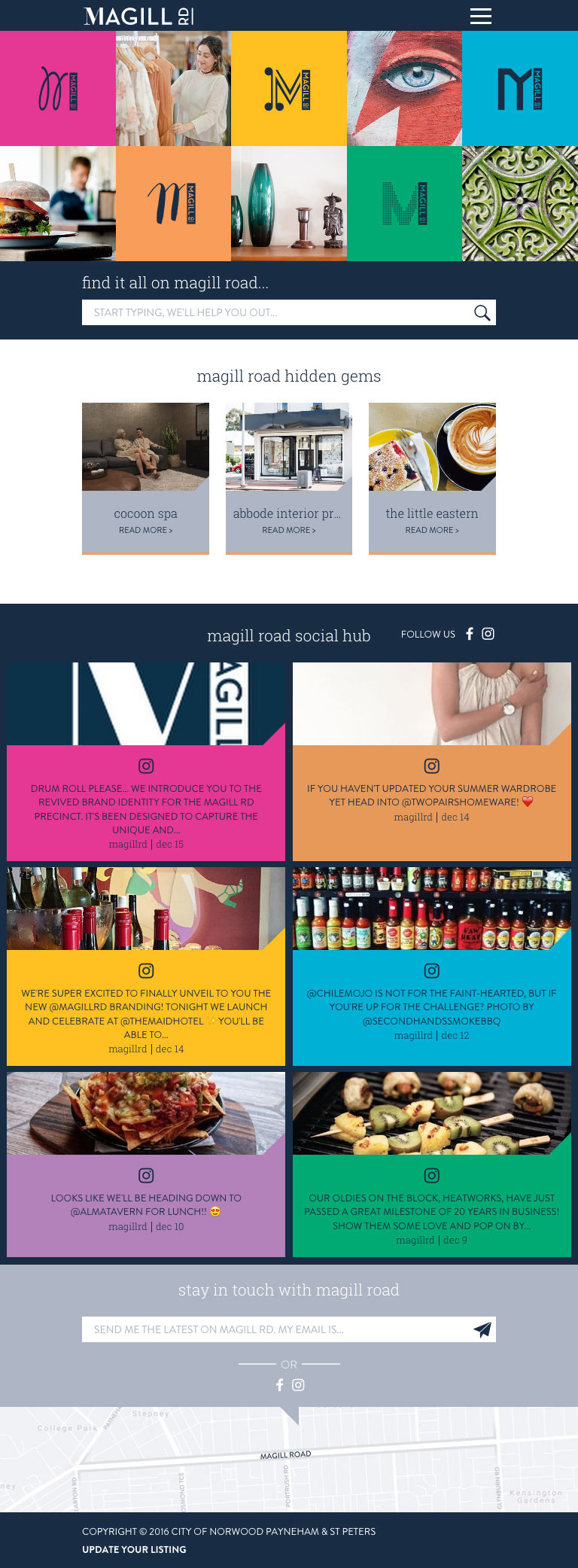 Magill Road Precinct | Karmabunny Web Design