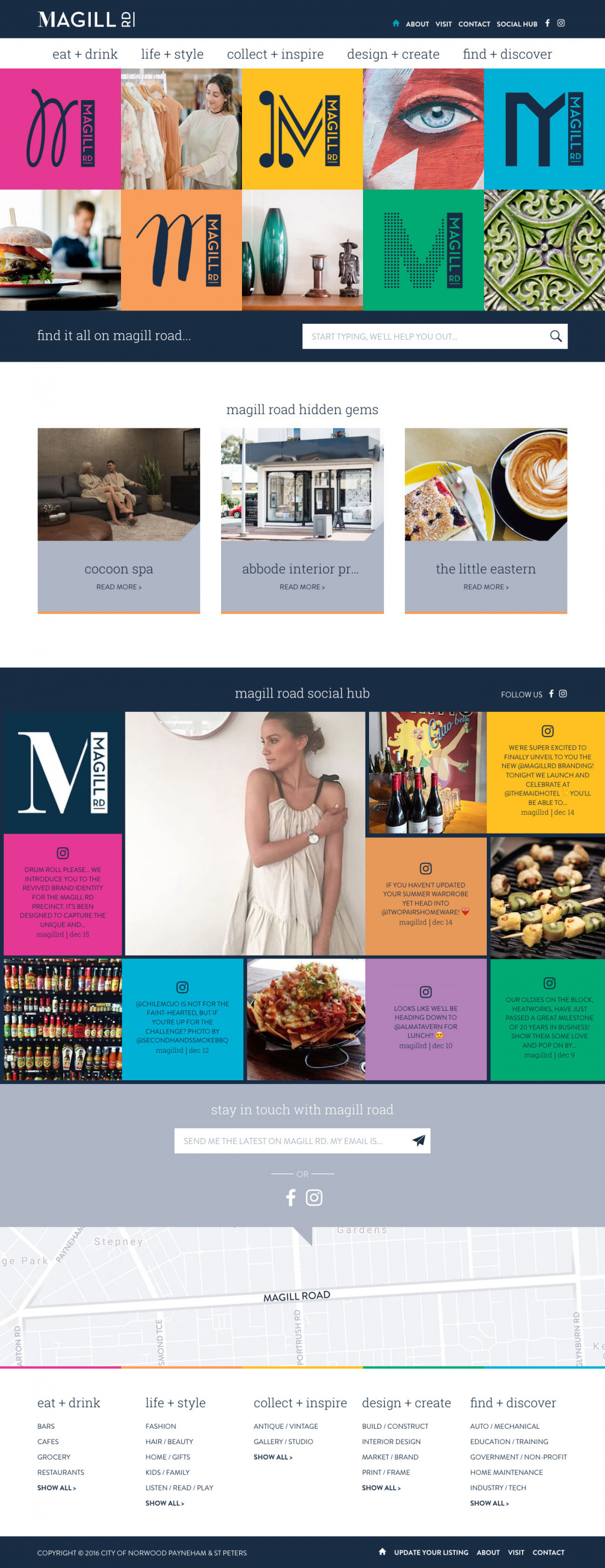 Magill Road Precinct | Karmabunny Web Design
