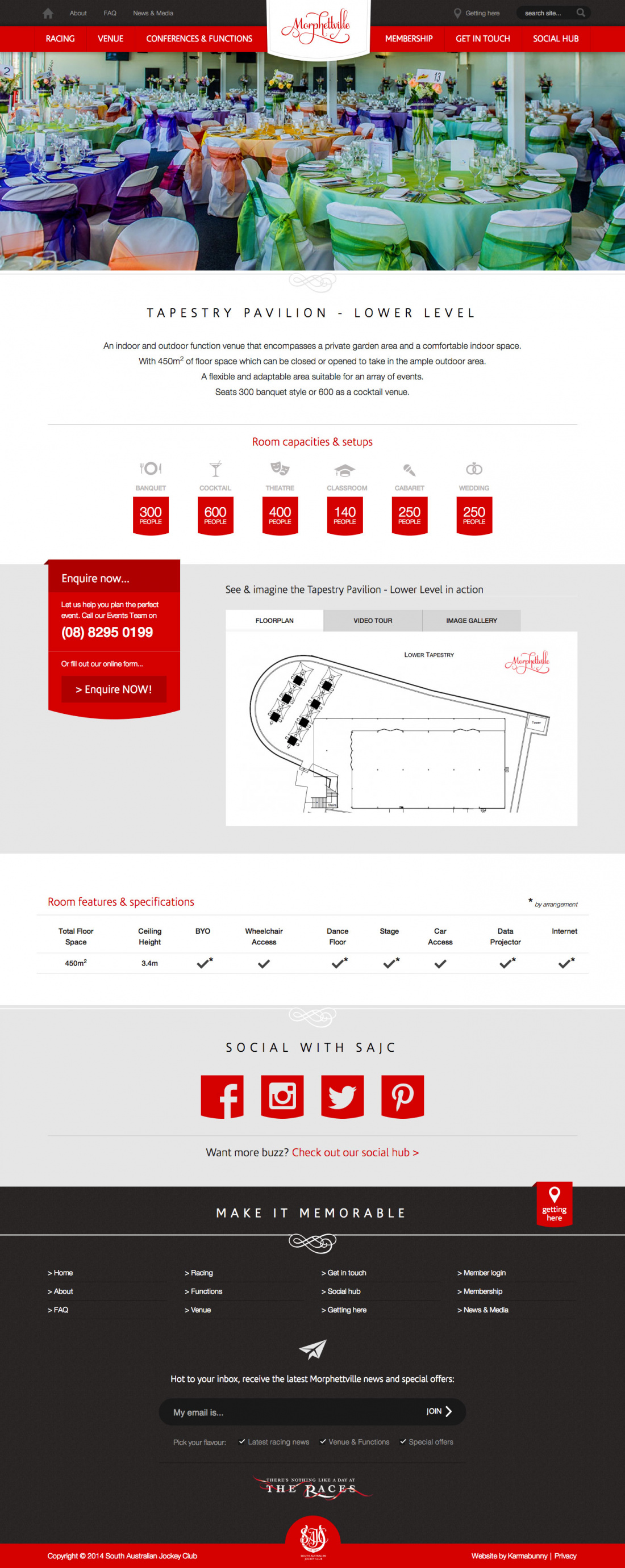 SAJC | Karmabunny Web Design